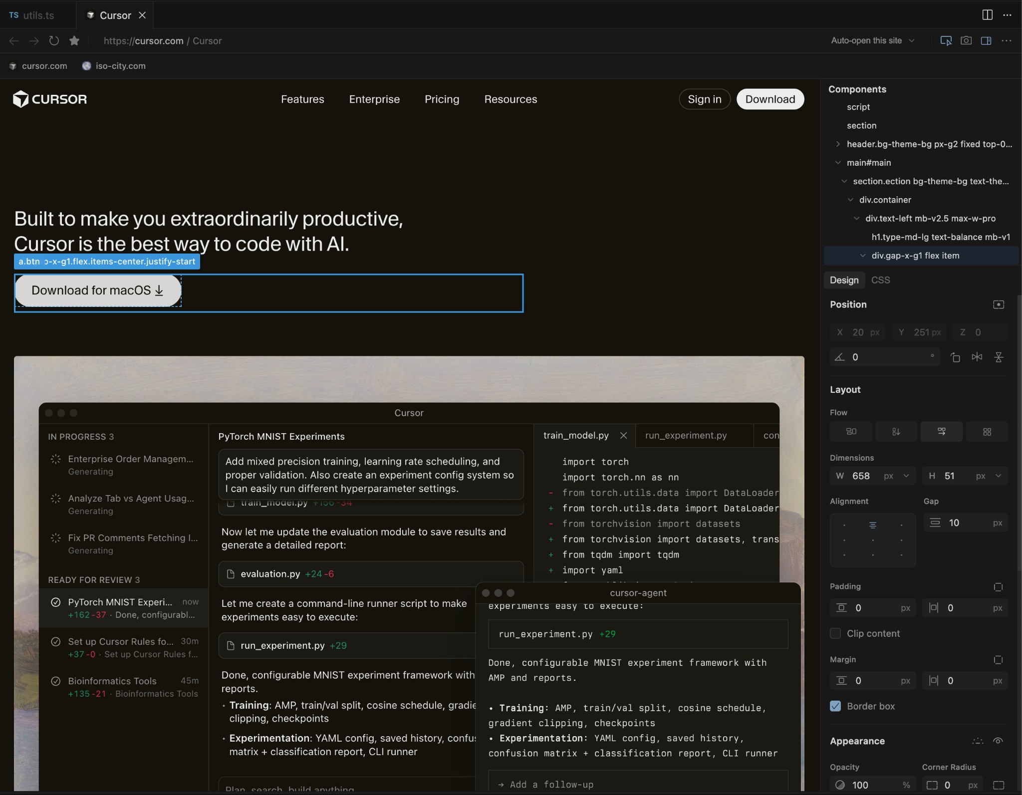 Cursor Browser：AI 驱动的可视化 Web 开发 | LearnGraph.online